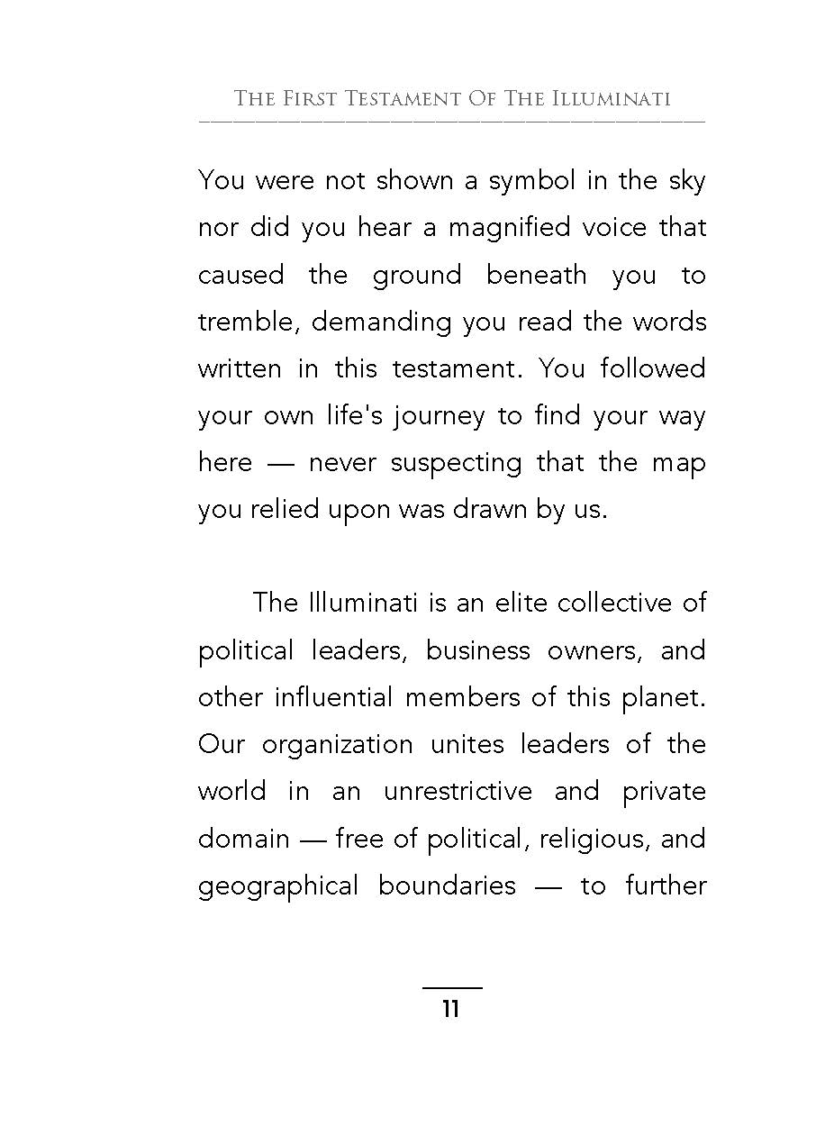 Illuminatiam: The First Testament Of The Illuminati | illuminati.am